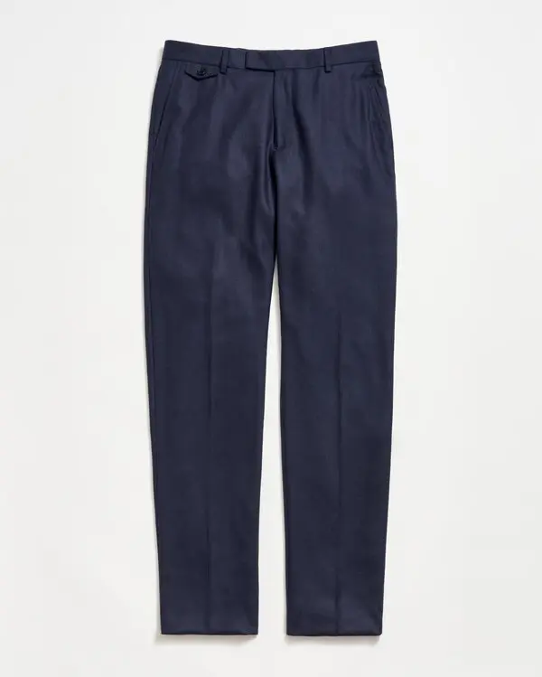 Billy Reid Flat Front Trouser - Navy