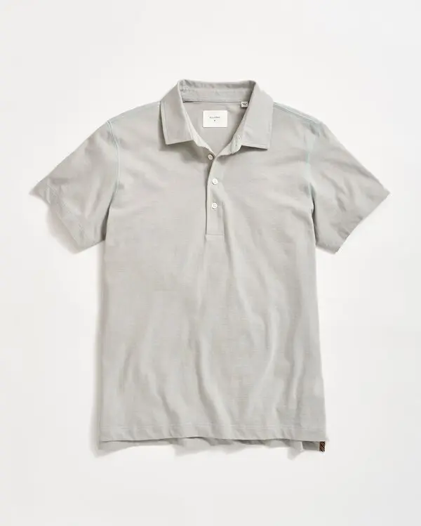 Billy Reid Stripe Pensacola Polo - Blue