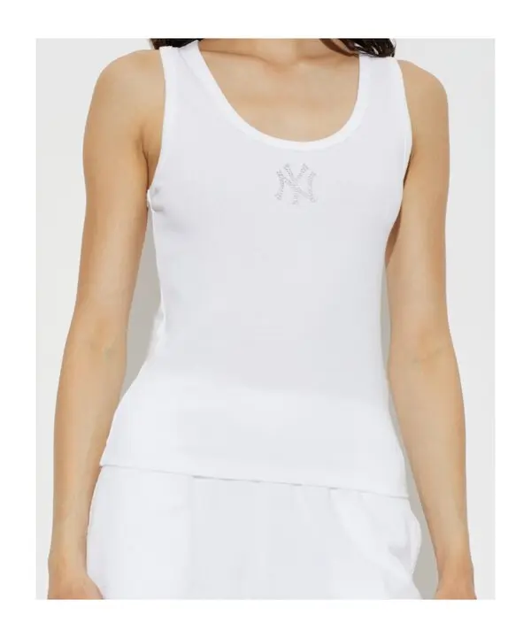 SPORTY  RICH Sporty & Rich Sleeveless Vest With Ny Logo Detailing