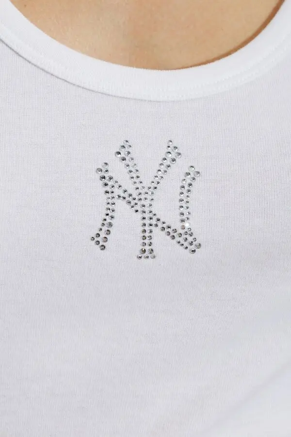 SPORTY  RICH Sporty & Rich Sleeveless Vest With Ny Logo Detailing
