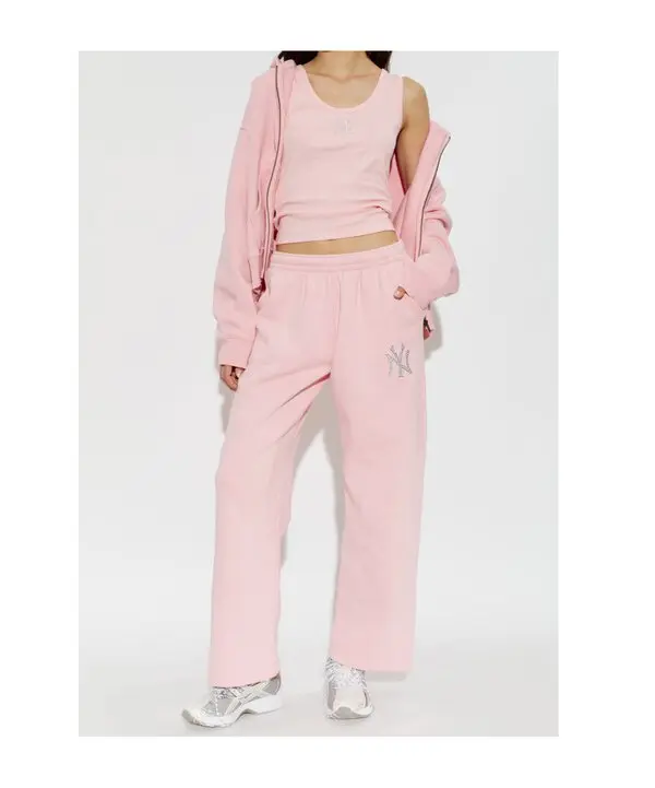 SPORTY  RICH Sporty & Rich Sleeveless Vest With 'ny' Logo Detail