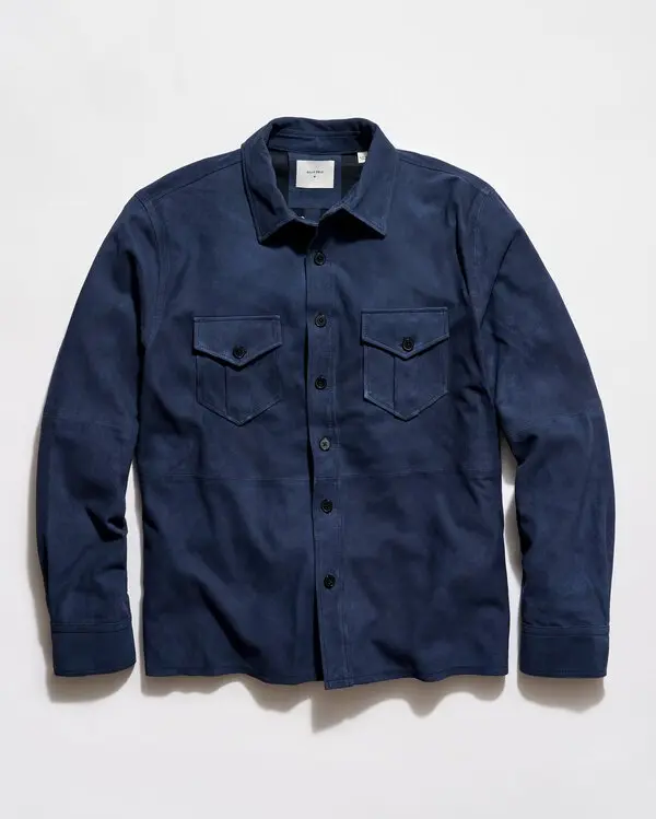 Billy Reid Suede Scout Shirt