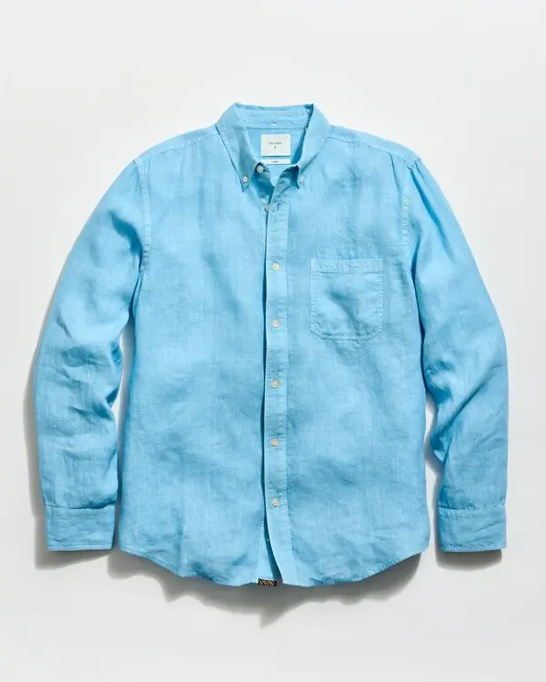Billy Reid Tuscumbia Linen Shirt Button Down