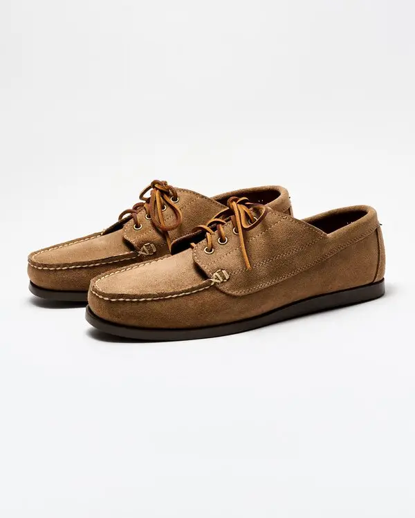 Billy Reid Oak Street X Deck Shoe - Tan
