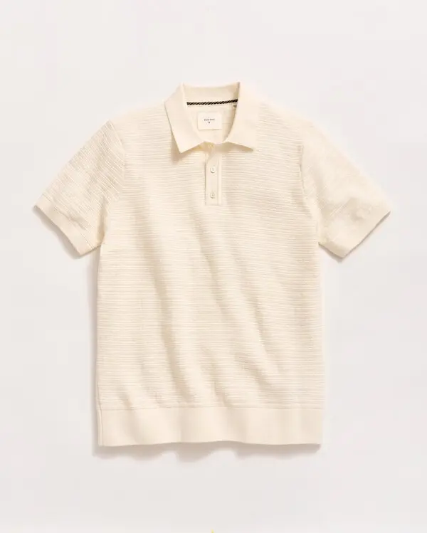 Billy Reid Lachlan Links Polo - White