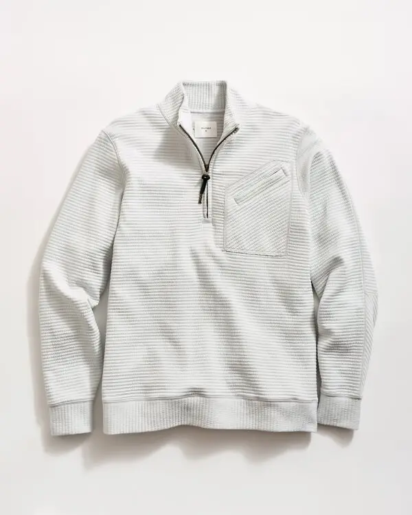 Billy Reid Quilted Half Zip