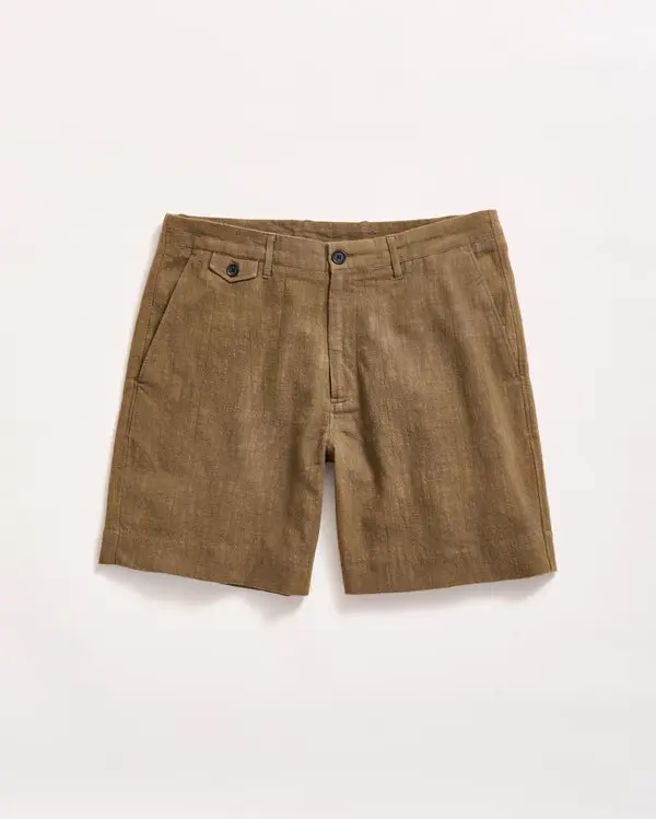Billy Reid Slub Cotton Moore Short - Green