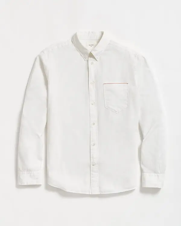 Billy Reid Msl 1-pocket Shirt - White