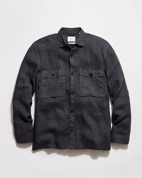 Billy Reid Linen Carpenter Overshirt