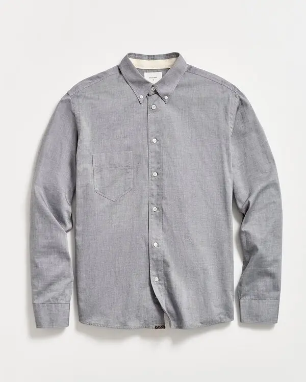 Billy Reid Arnie Oxford Shirt - Grey