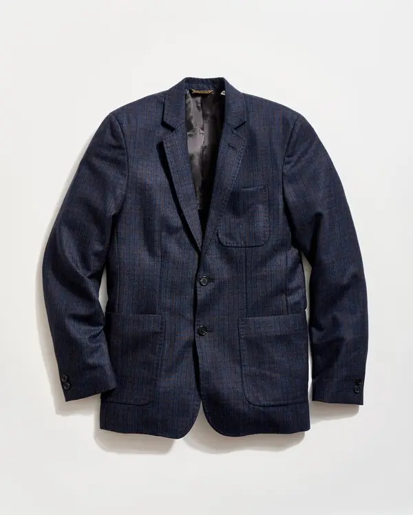 Billy Reid Virgin Wool Plaid Archie Jacket