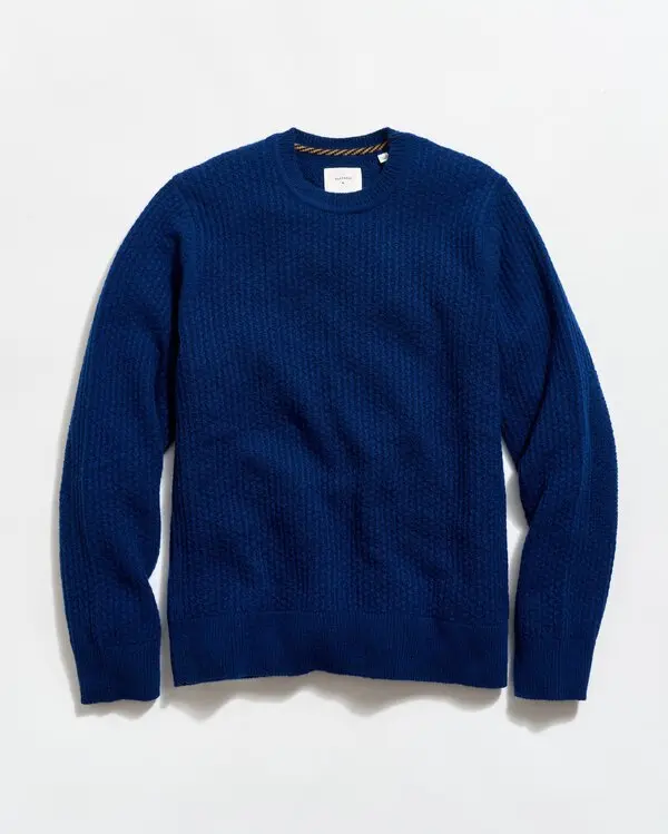 Billy Reid Textured Cashmere Crew