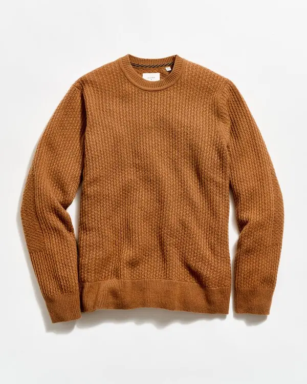 Billy Reid Textured Cashmere Crew