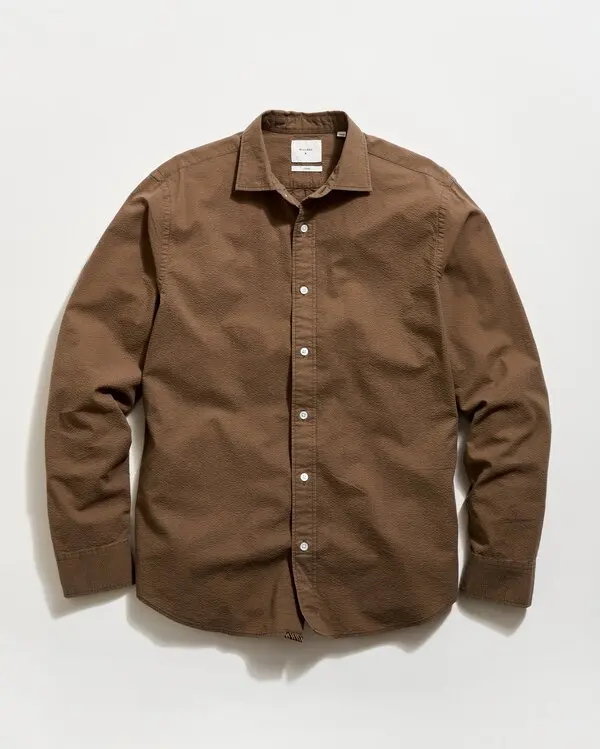 Billy Reid Seersucker Cedar Shirt