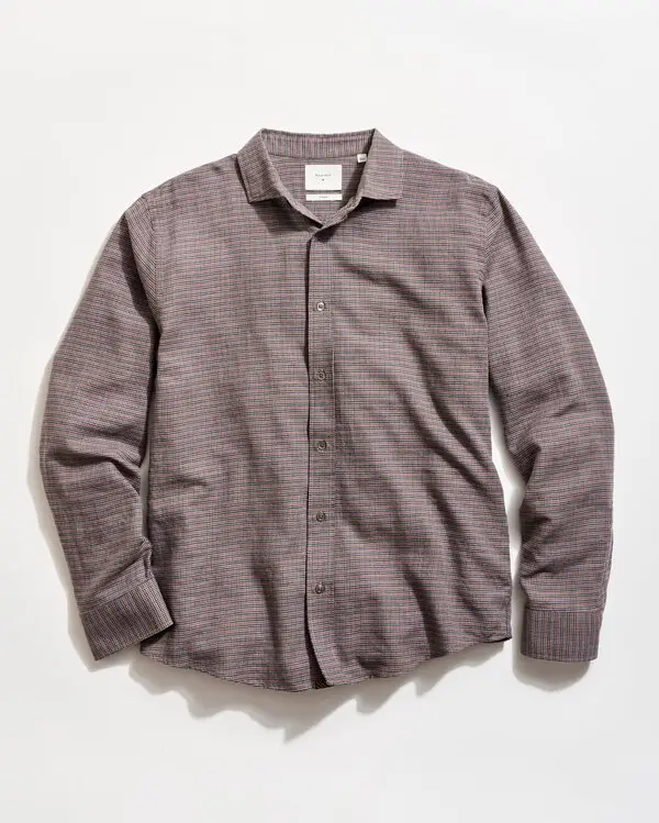 Billy Reid Houndstooth Cedar Shirt