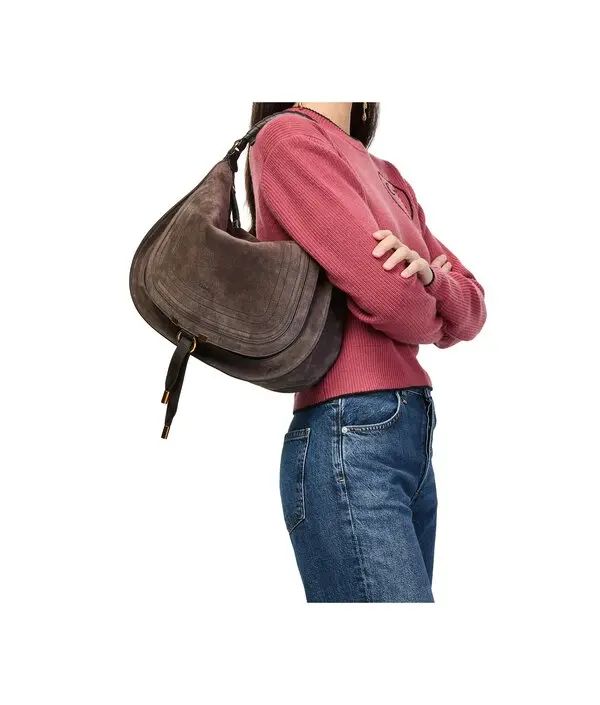 Chloé Marcie Logo Shoulder Bag