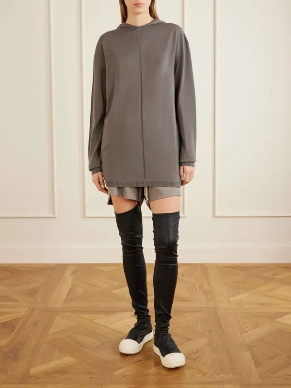Rick Owens Wool Hoodie
