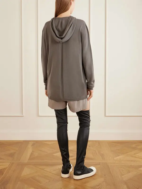 Rick Owens Wool Hoodie