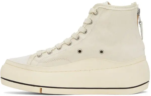 R13 Splicing High-top Casual Sneakers