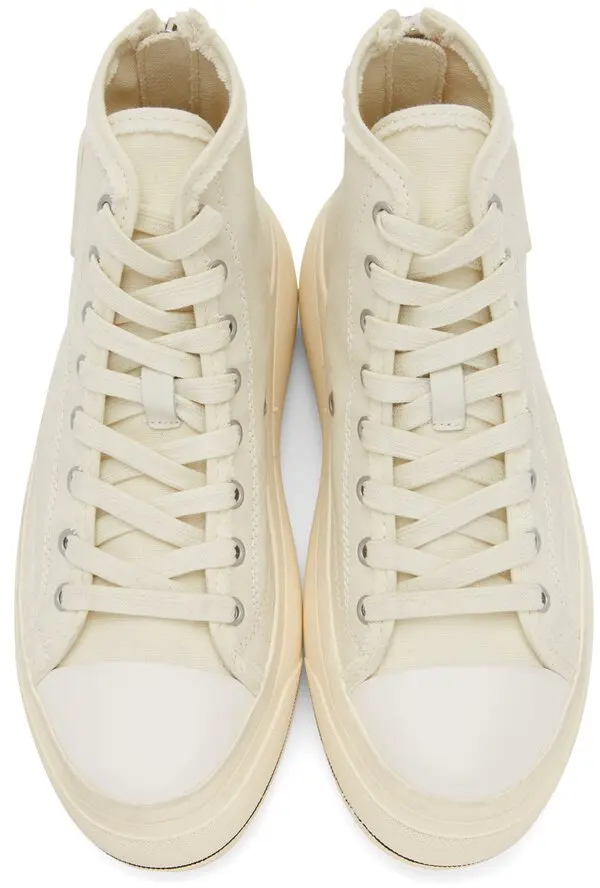 R13 Splicing High-top Casual Sneakers