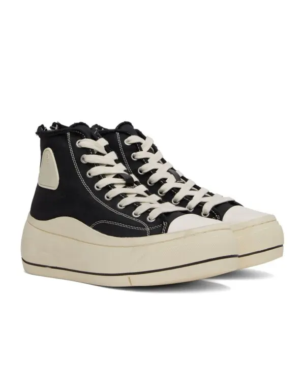 R13 Stitching High-top Leisure Sneakers