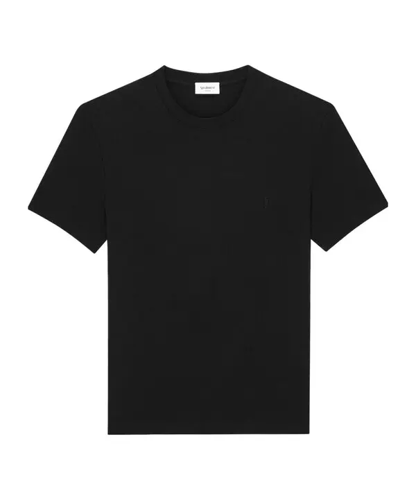 Saint Laurent Cassandre Ribbed T-shirt