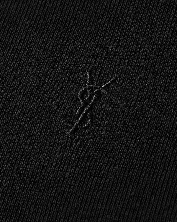 Saint Laurent Cassandre Ribbed T-shirt