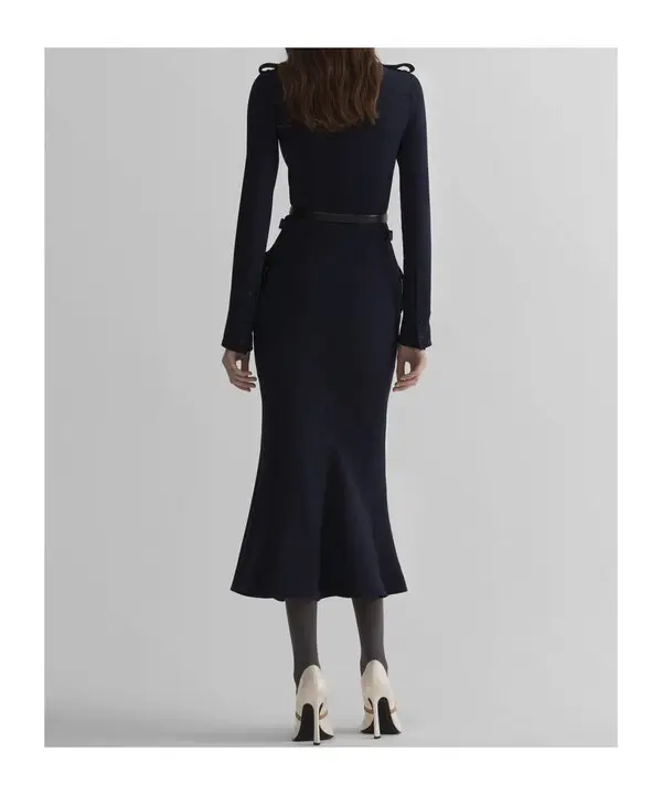MUGLER Military Shirt Dress