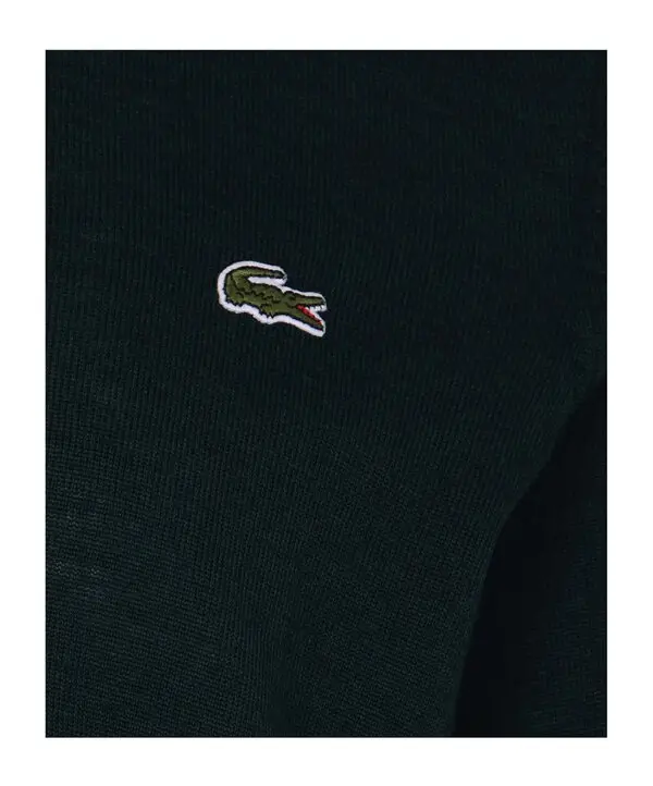 Lacoste Logo Embroidered Crewneck Knitted Jumper