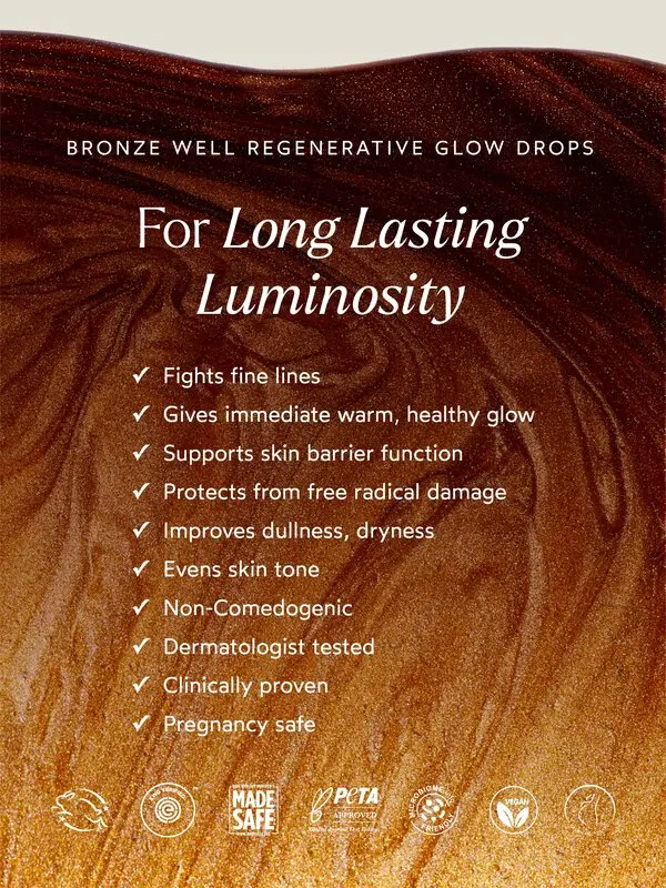 True Botanicals Bronze Well Regenerative Glow Drops
