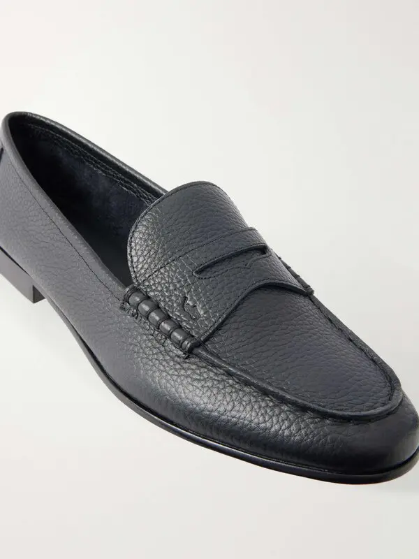 Polo Ralph Lauren Pebble-grain Leather Loafers