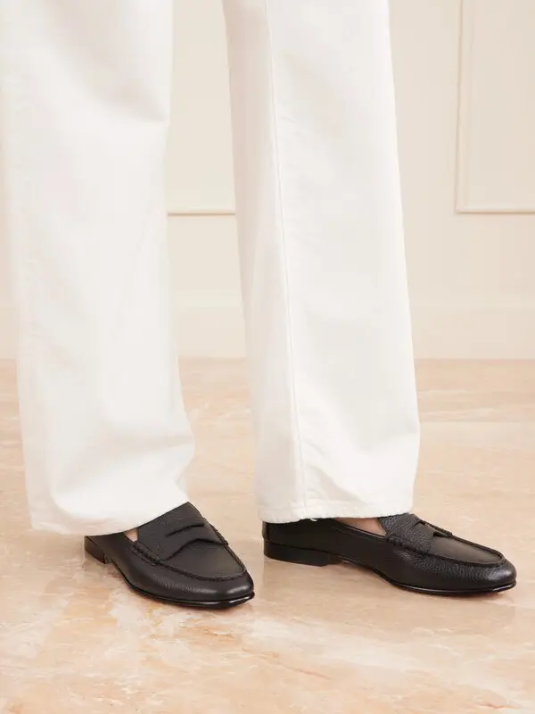 Polo Ralph Lauren Pebble-grain Leather Loafers