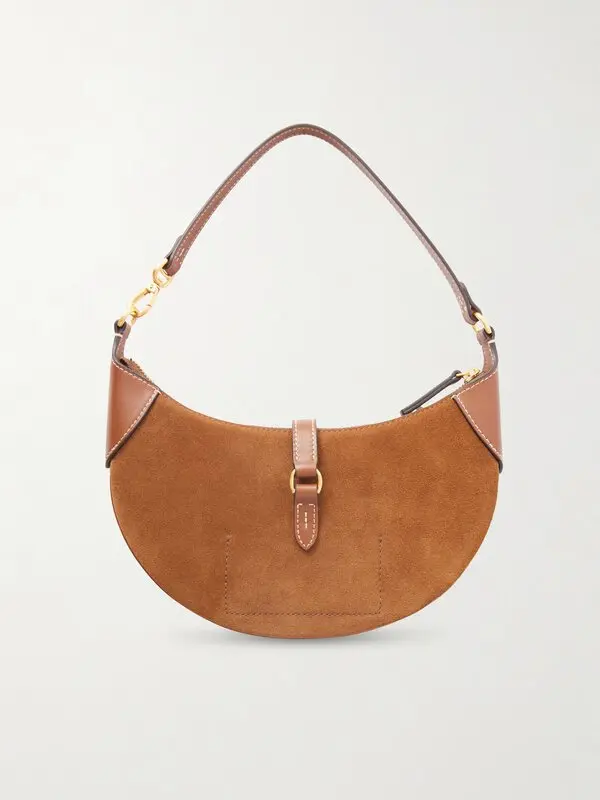 Polo Ralph Lauren Suede Shoulder Bag - Brown