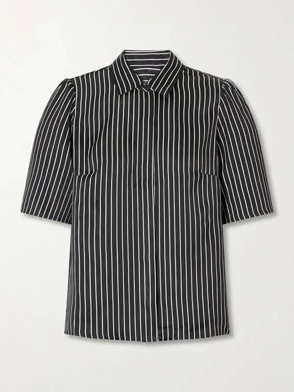 Maria Mcmanus Striped Habotai Blouse