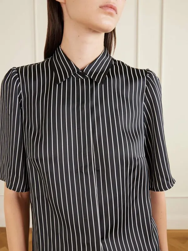 Maria Mcmanus Striped Habotai Blouse