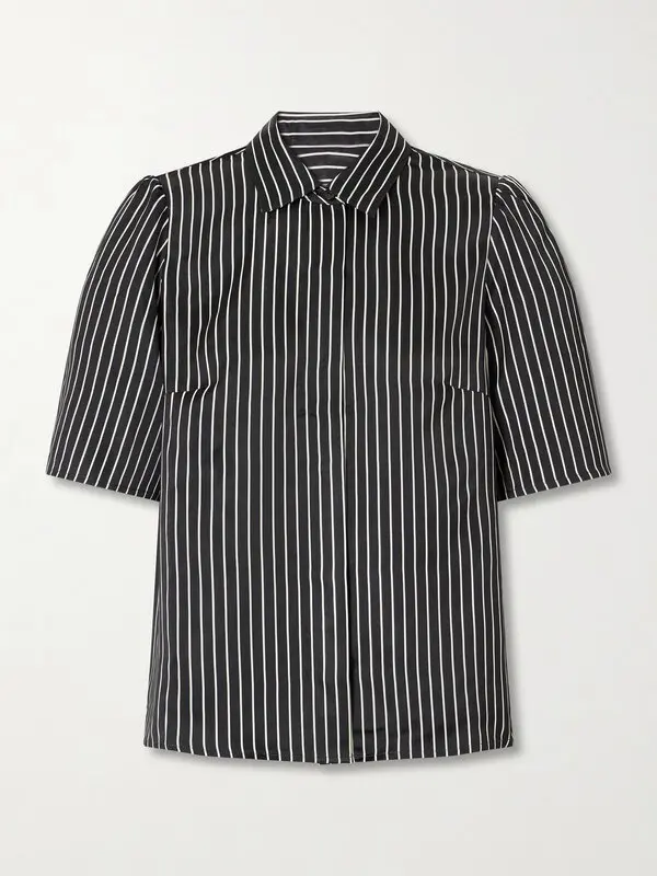 Maria Mcmanus Striped Habotai Blouse