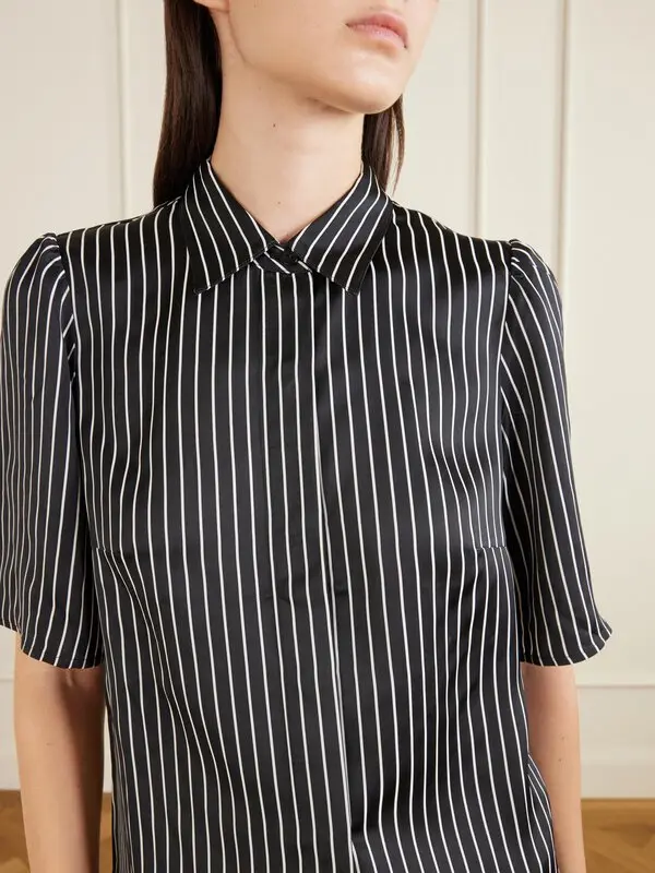 Maria Mcmanus Striped Habotai Blouse