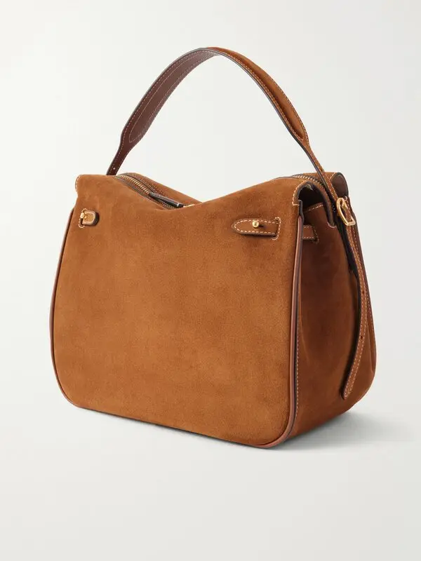 Polo Ralph Lauren Suede Tote Bag