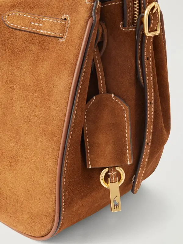 Polo Ralph Lauren Suede Tote Bag
