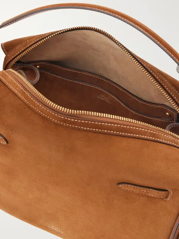 Polo Ralph Lauren Suede Tote Bag