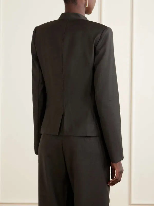 ST. AGNI Moto Wool-blend Jacket