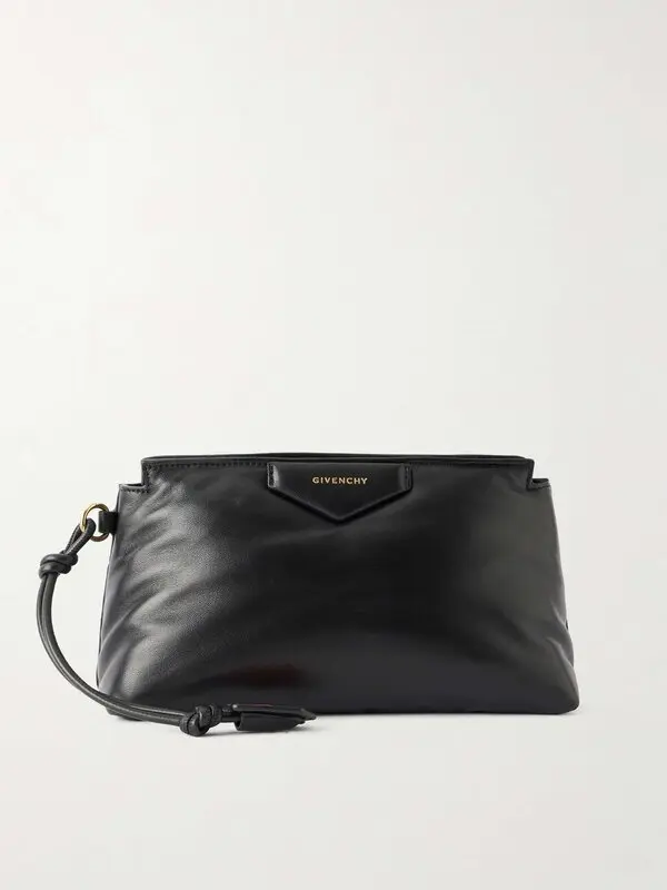 Givenchy Antigona Leather Clutch - Black