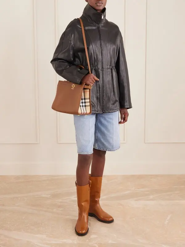 Burberry Small Cotswolds Tote Bag - Brown