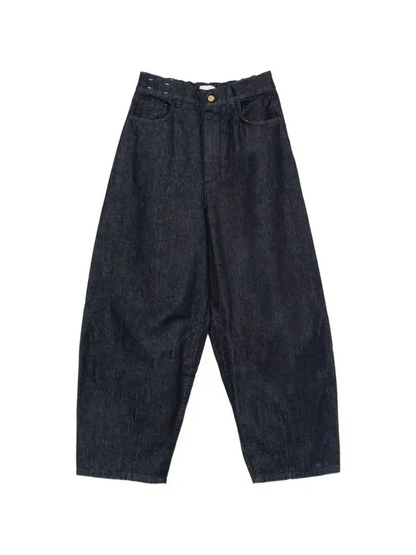 ALYSI Barrel Denim Jeans - Blue