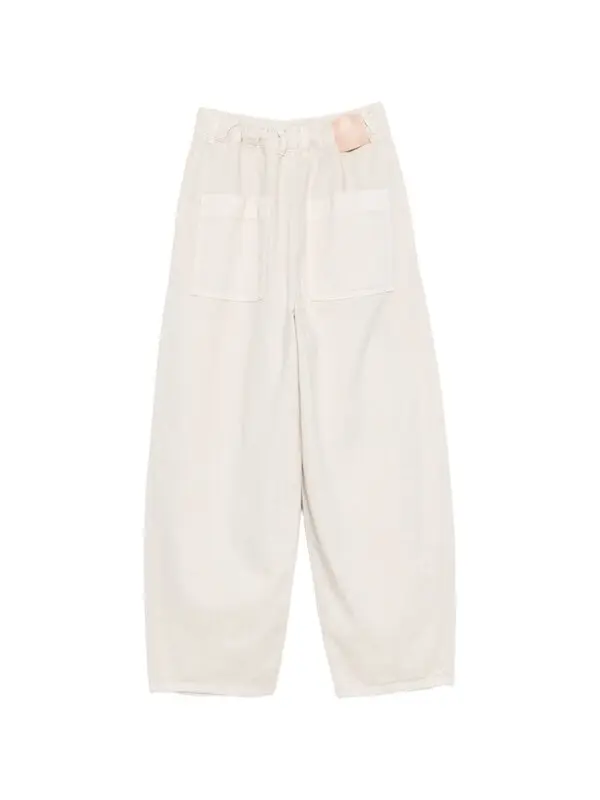 ALYSI Cotton Barrel Trousers