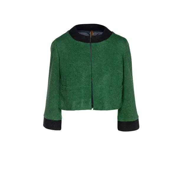 CONQUISTA Long Sleeve Bolero - Green