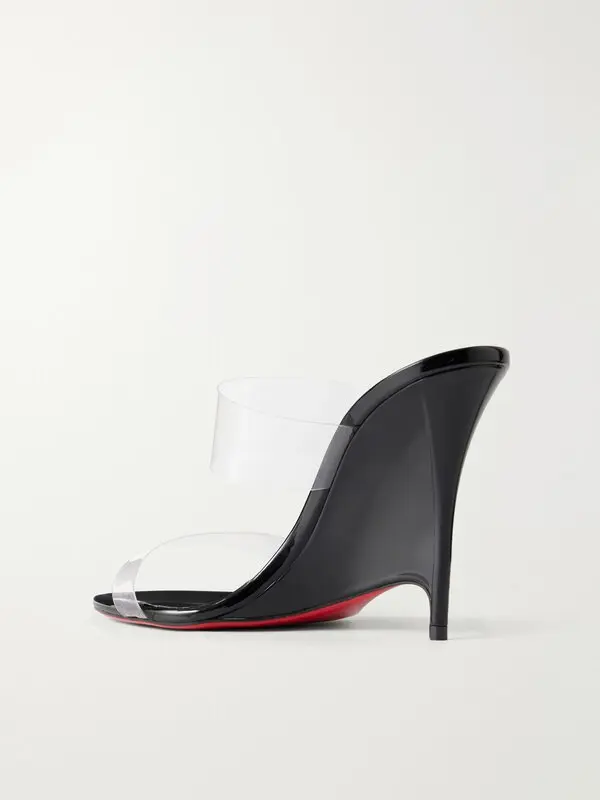 CHRISTIAN LOUBOUTIN Solo Zee 100 Tpu Wedge Sandals