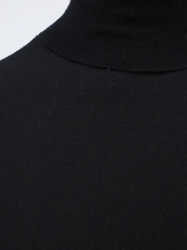 Aspesi Virgin Wool Turtleneck Sweater