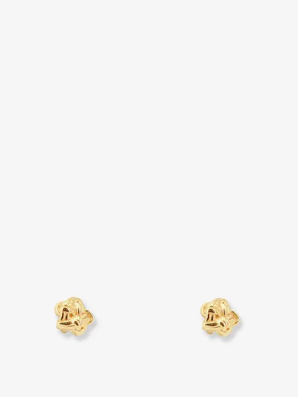 Bottega Veneta Brass Earrings - Gold