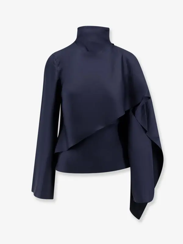 RÓHE Foulard Silk Shirt - Blue